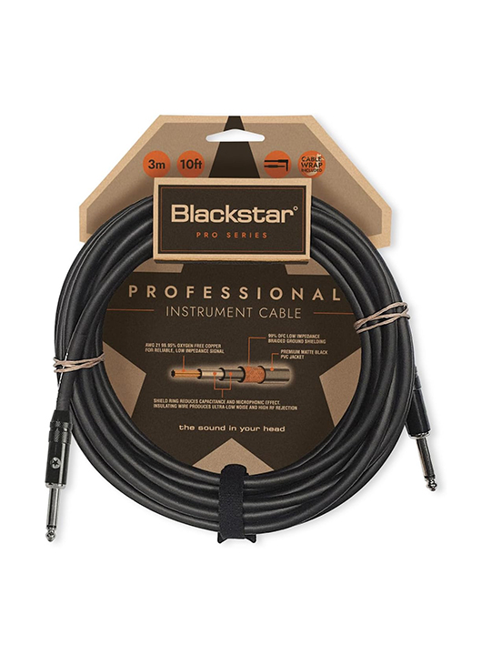 Blackstar Professional Instrument Cable 3M Straight to Straight | Music ...