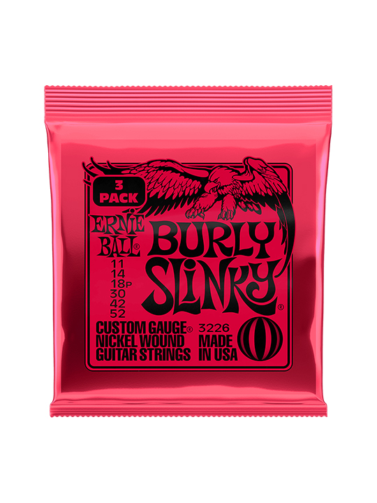 Ernie Ball Burly Slinky .011-.052 (3-Pack) | Music Concept