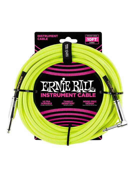 Ernie Ball Braided Cables 10Ft. (3.05m) | Music Concept