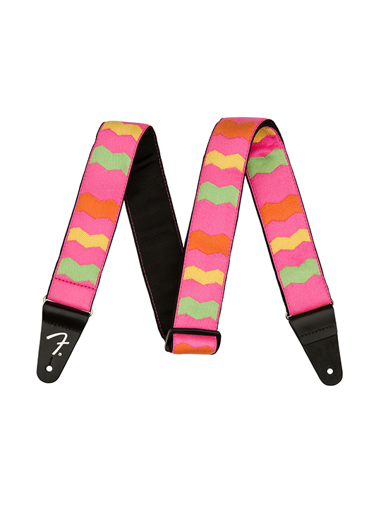 Fender MonoNeon Woven Neon Pink Strap | Music Concept