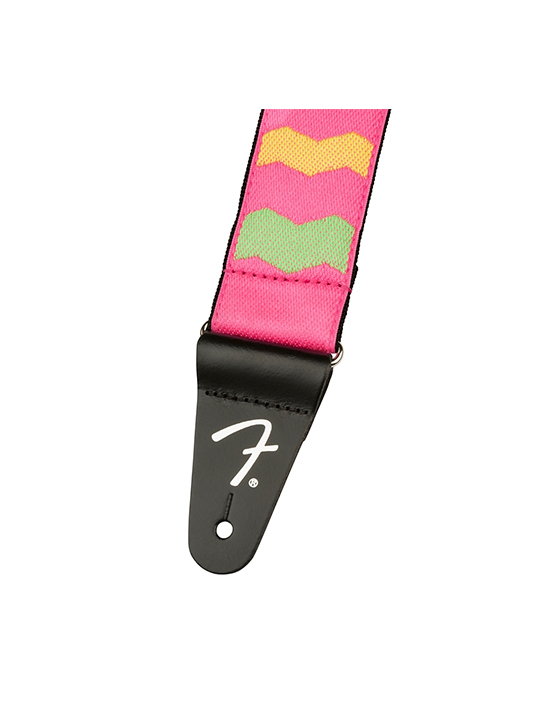 Fender MonoNeon Woven Neon Pink Strap | Music Concept