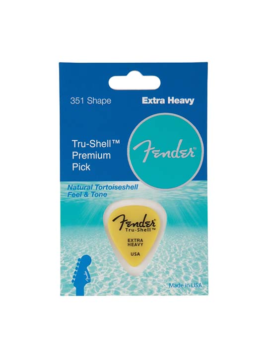 Fender Tru-Shell Picks - 351 Shape (Extra Heavy) | Music Concept