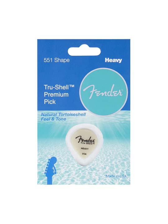 Fender Tru-Shell Picks - 551 Shape (Heavy) | Music Concept