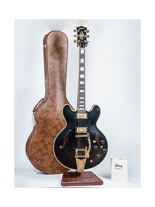 Gibson Custom Shop Murphy Lab Custom 1959 ES-355 Bigsby Ebony Ultra ...
