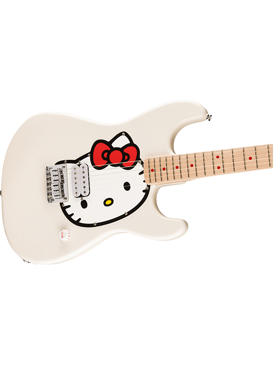 Squier Hello Kitty® White Stratocaster Limited Edition | Music Concept