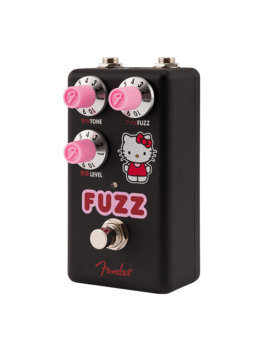 Fender x Hello Kitty Black Fuzz Guitar Pedal | Music Concept