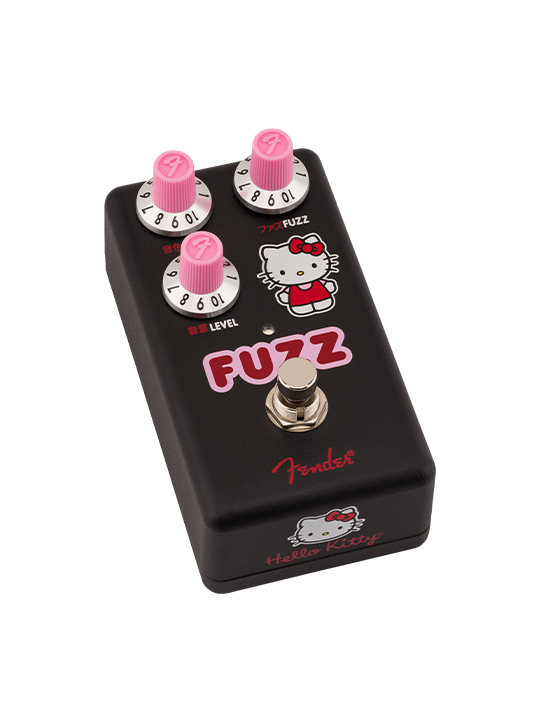 Fender x Hello Kitty Black Fuzz Guitar Pedal | Music Concept